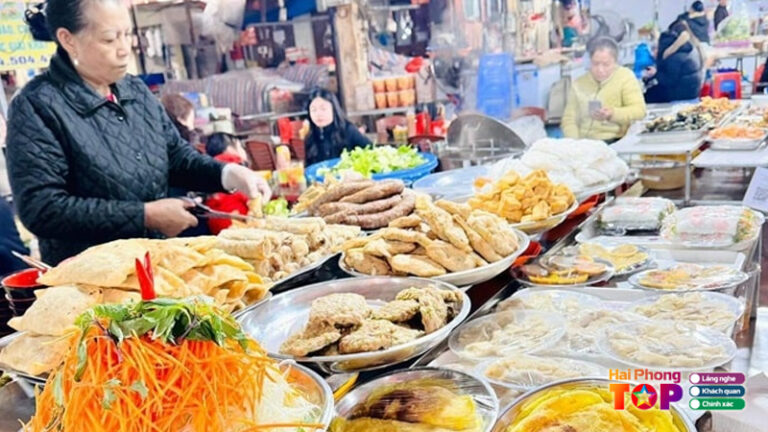 Chợ Cát Bi Hải Phòng: Điểm đến lý tưởng cho tín đồ thích ăn vặt